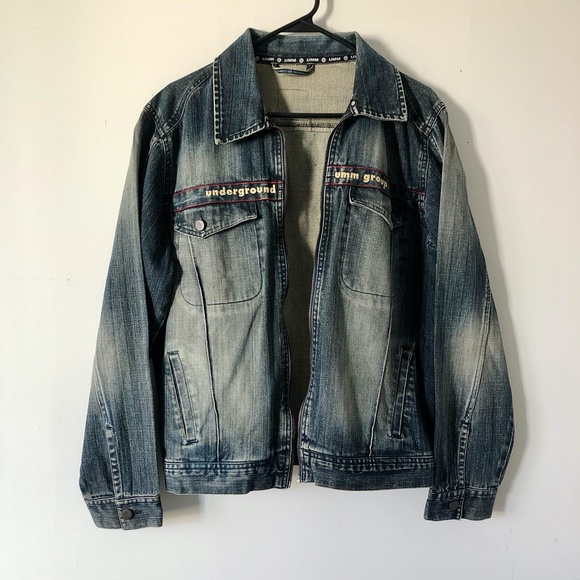 Vintage | Jackets & Coats | Vintage Underground Music Movement Jean ...
